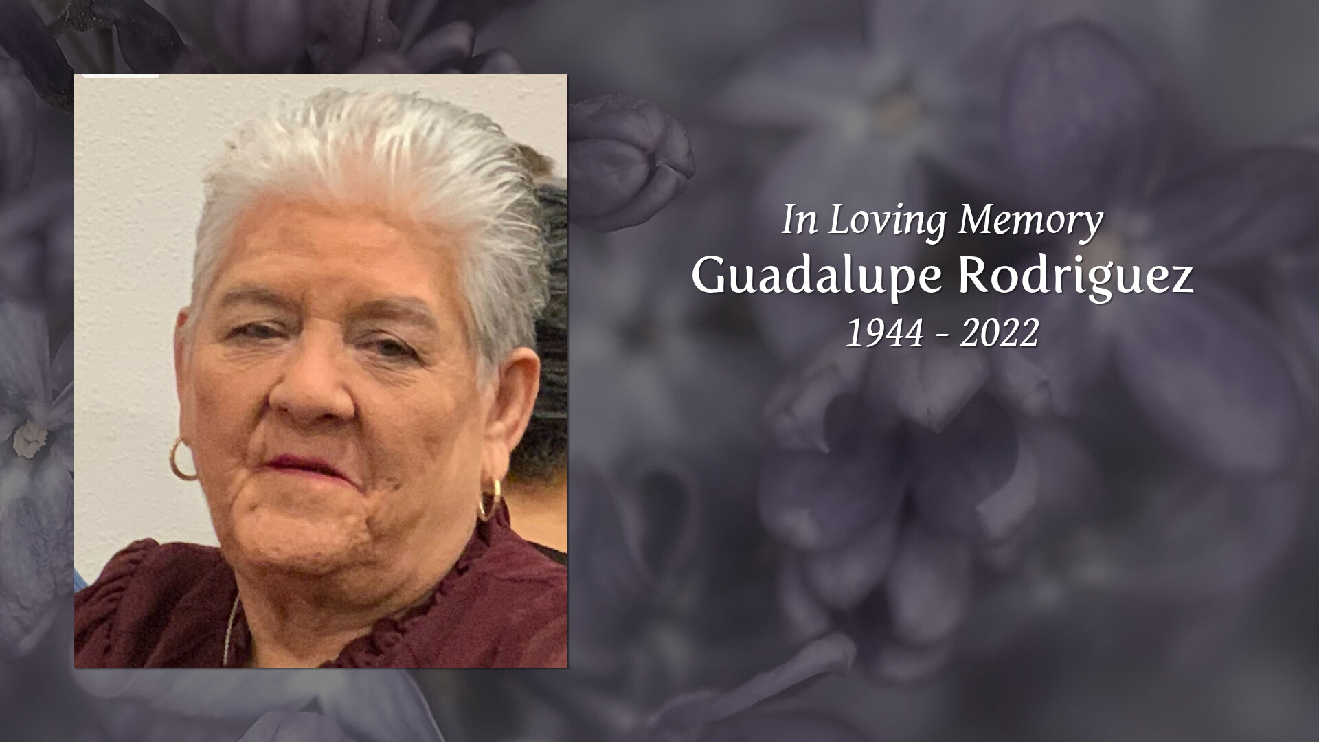 Guadalupe Rodriguez - Tribute Video