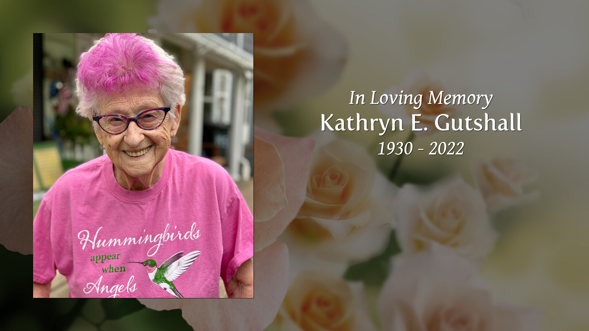 Kathryn E. Gutshall - Tribute Video