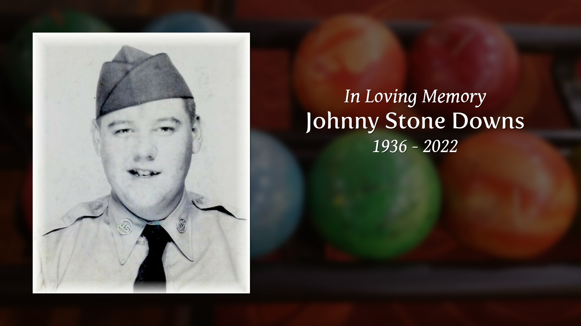 Johnny Stone Downs - Tribute Video