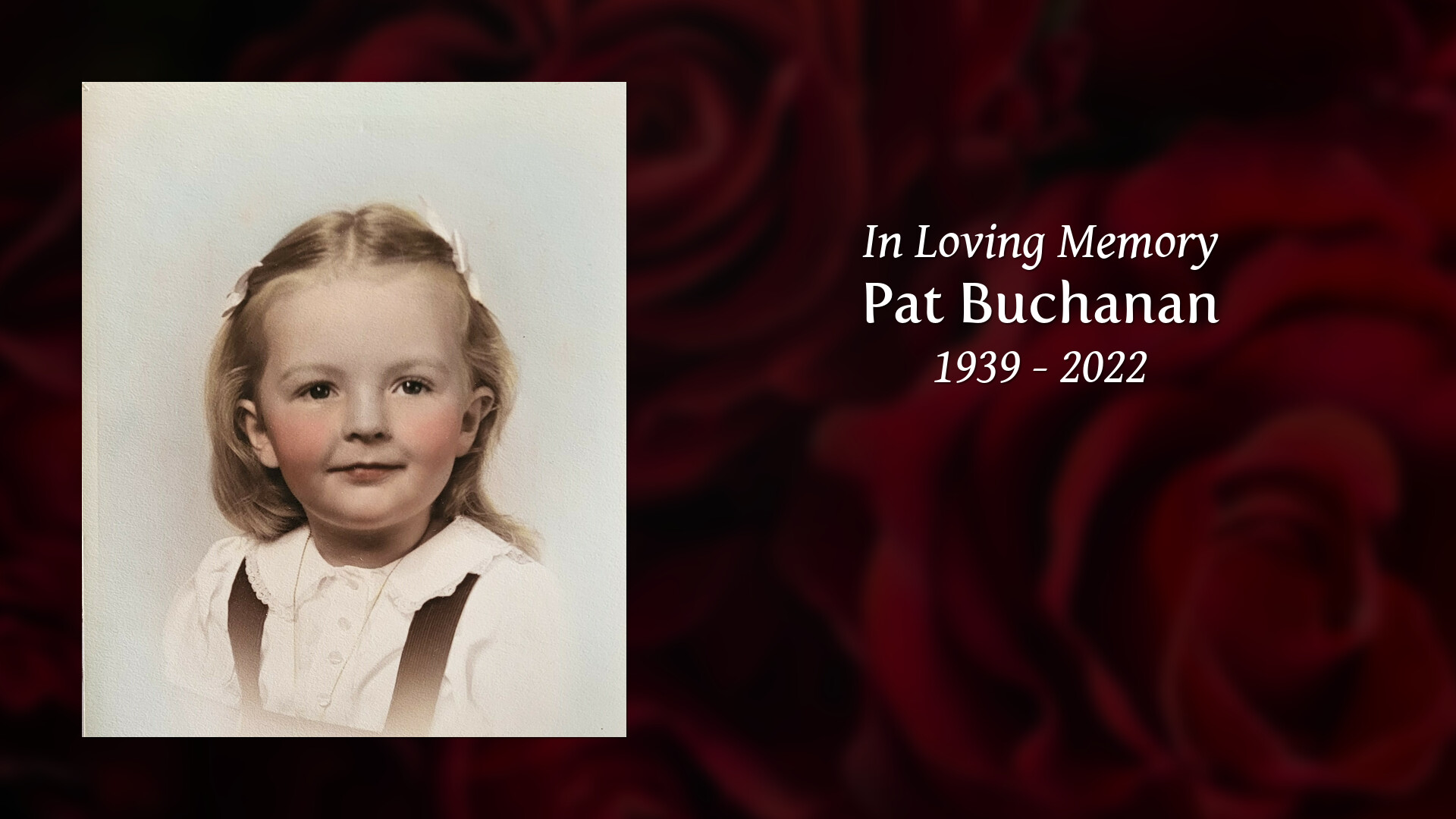 Pat Buchanan - Tribute Video