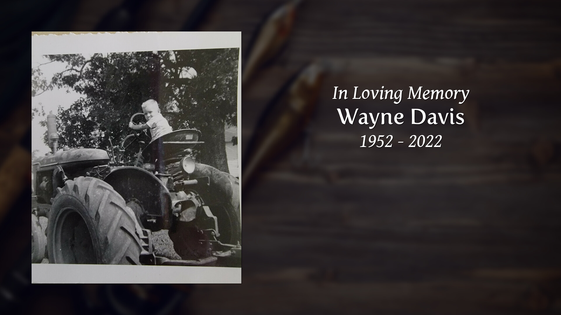 Wayne Davis - Tribute Video