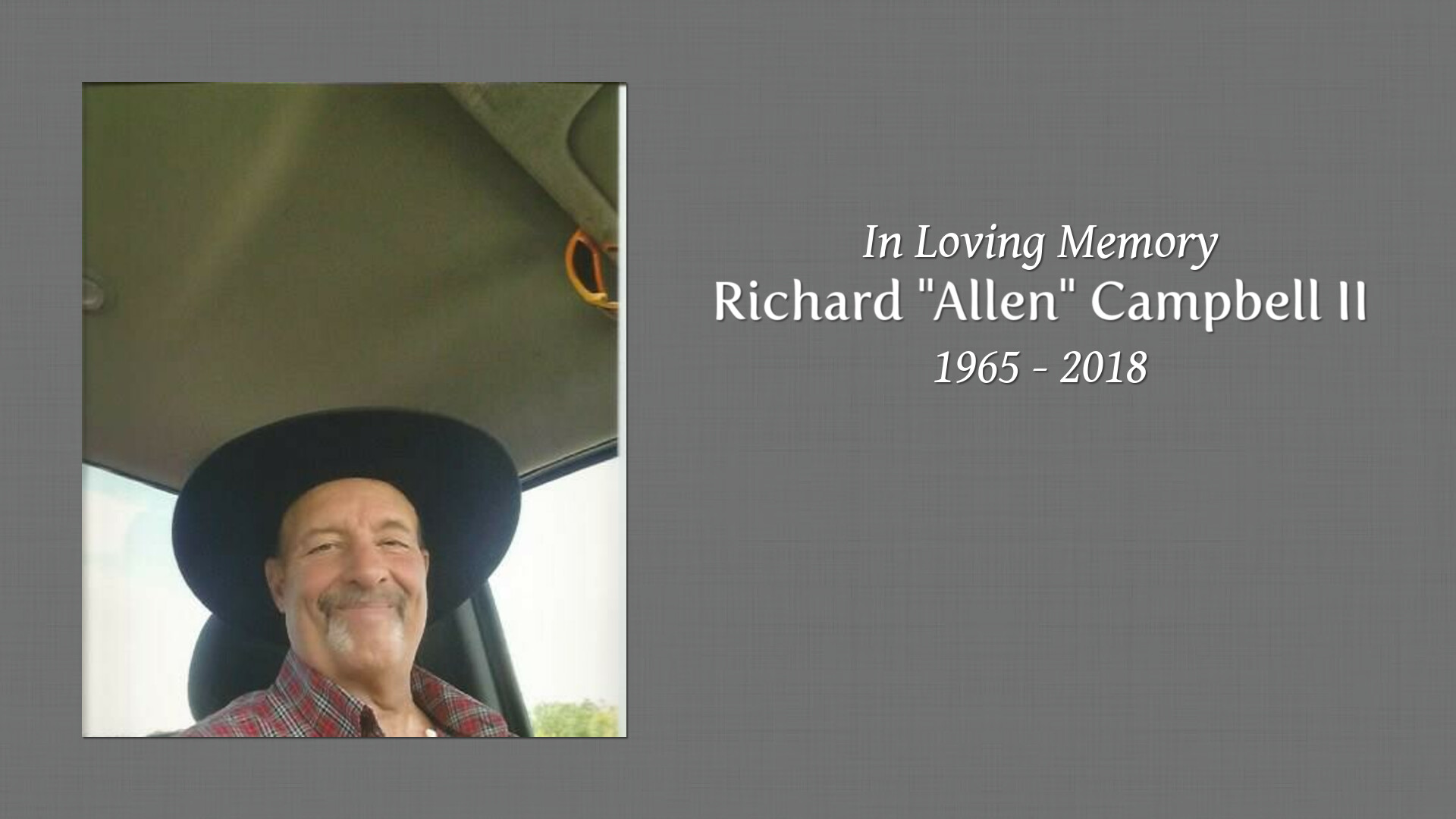 Richard "Allen" Campbell II - Tribute Video