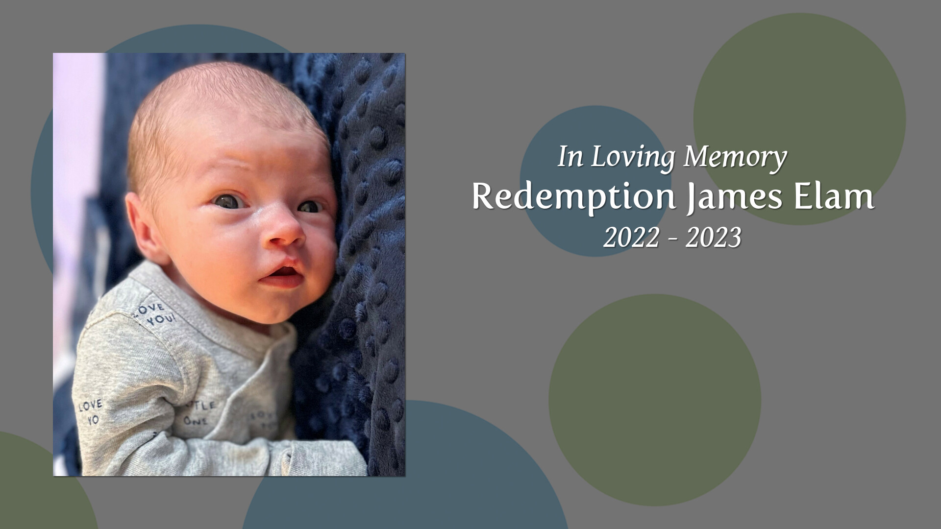 Redemption James Elam - Tribute Video