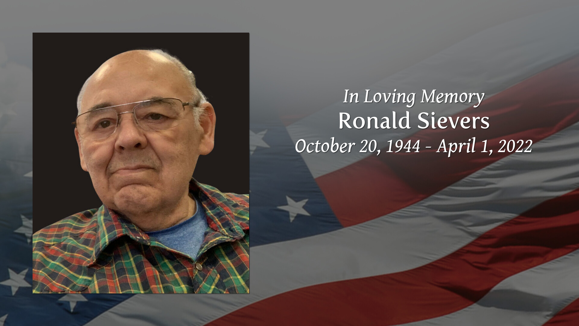 Ronald Sievers - Tribute Video