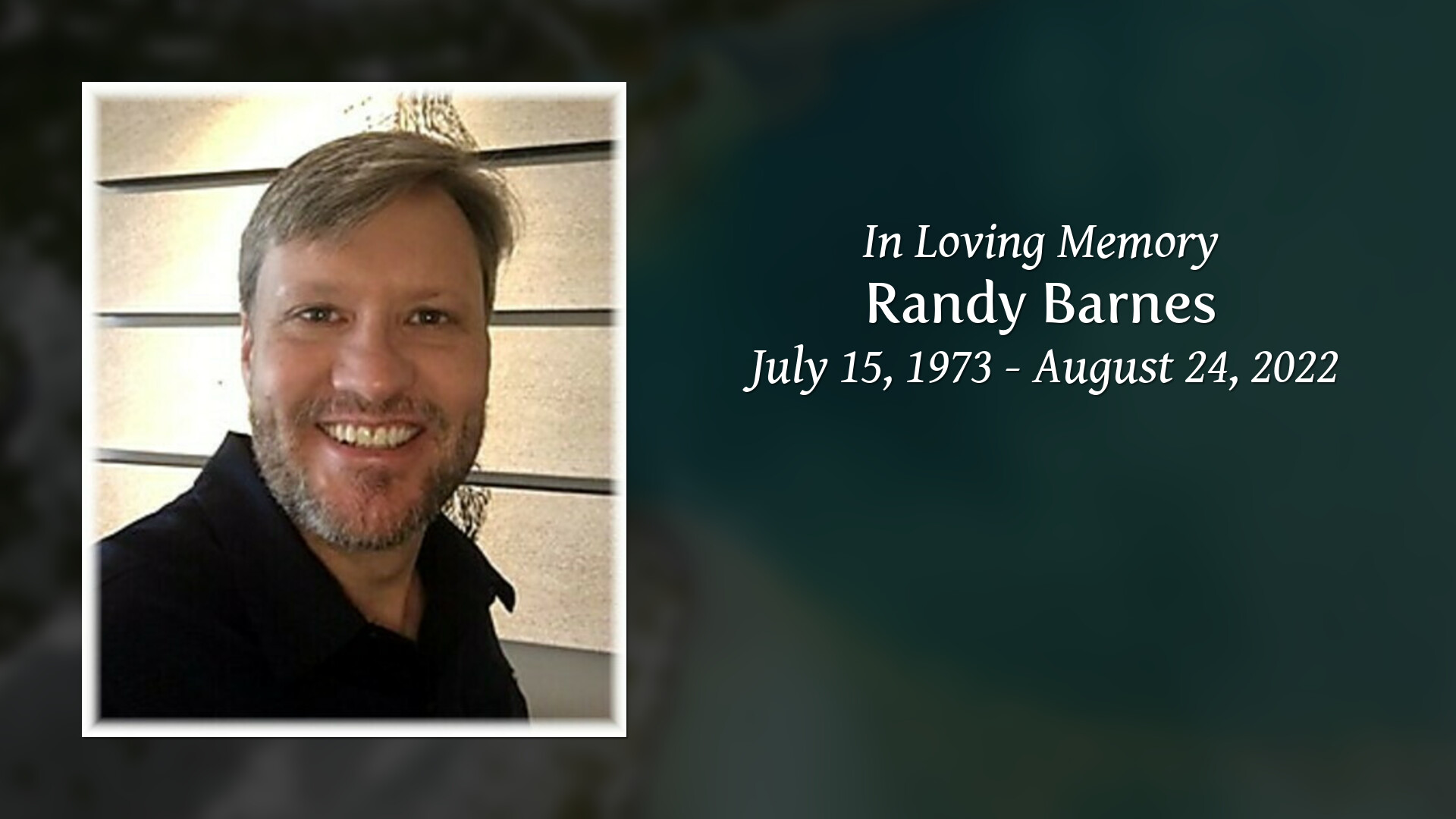 Randy Barnes - Tribute Video