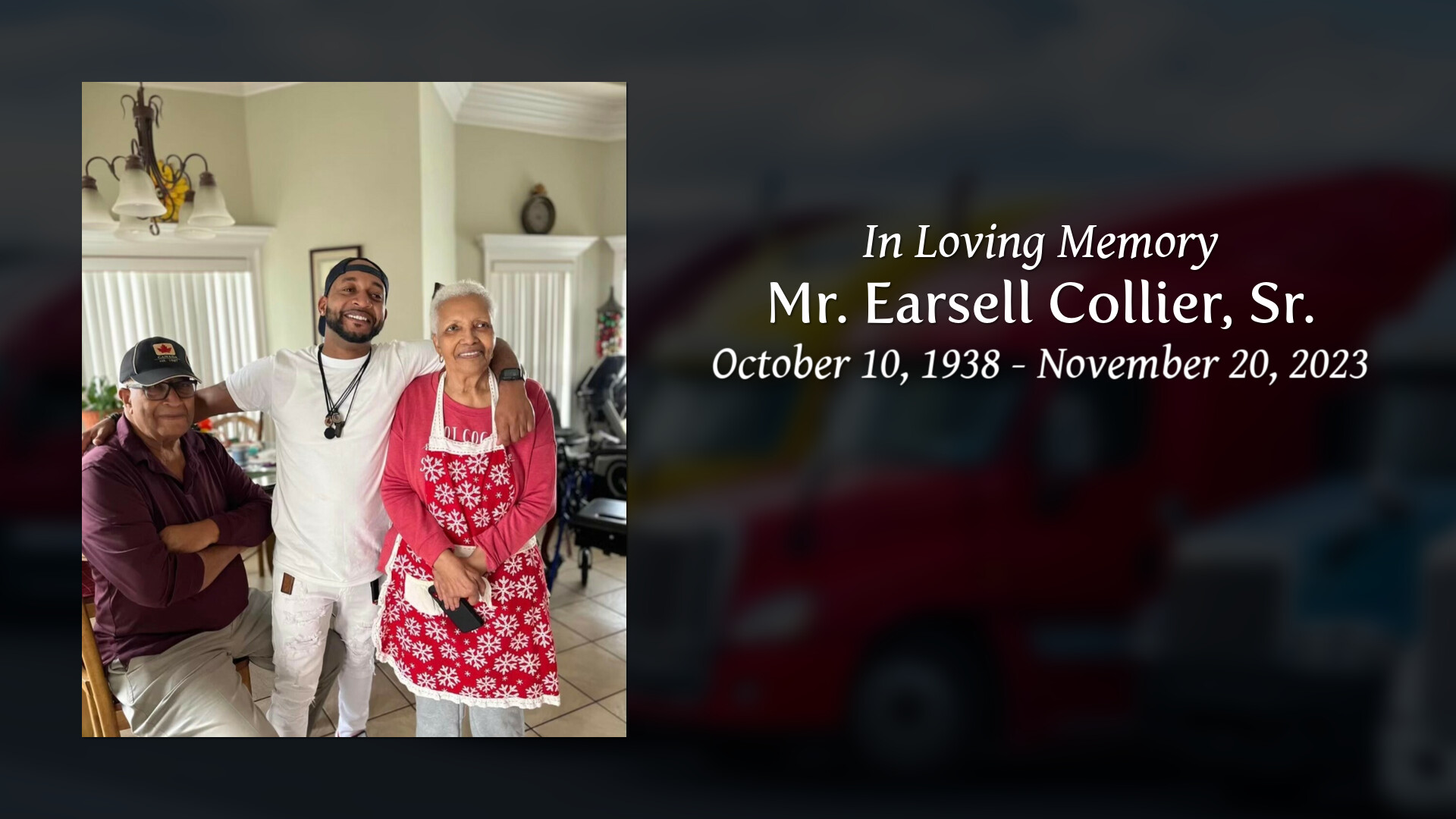 Mr. Earsell Collier, Sr. - Tribute Video