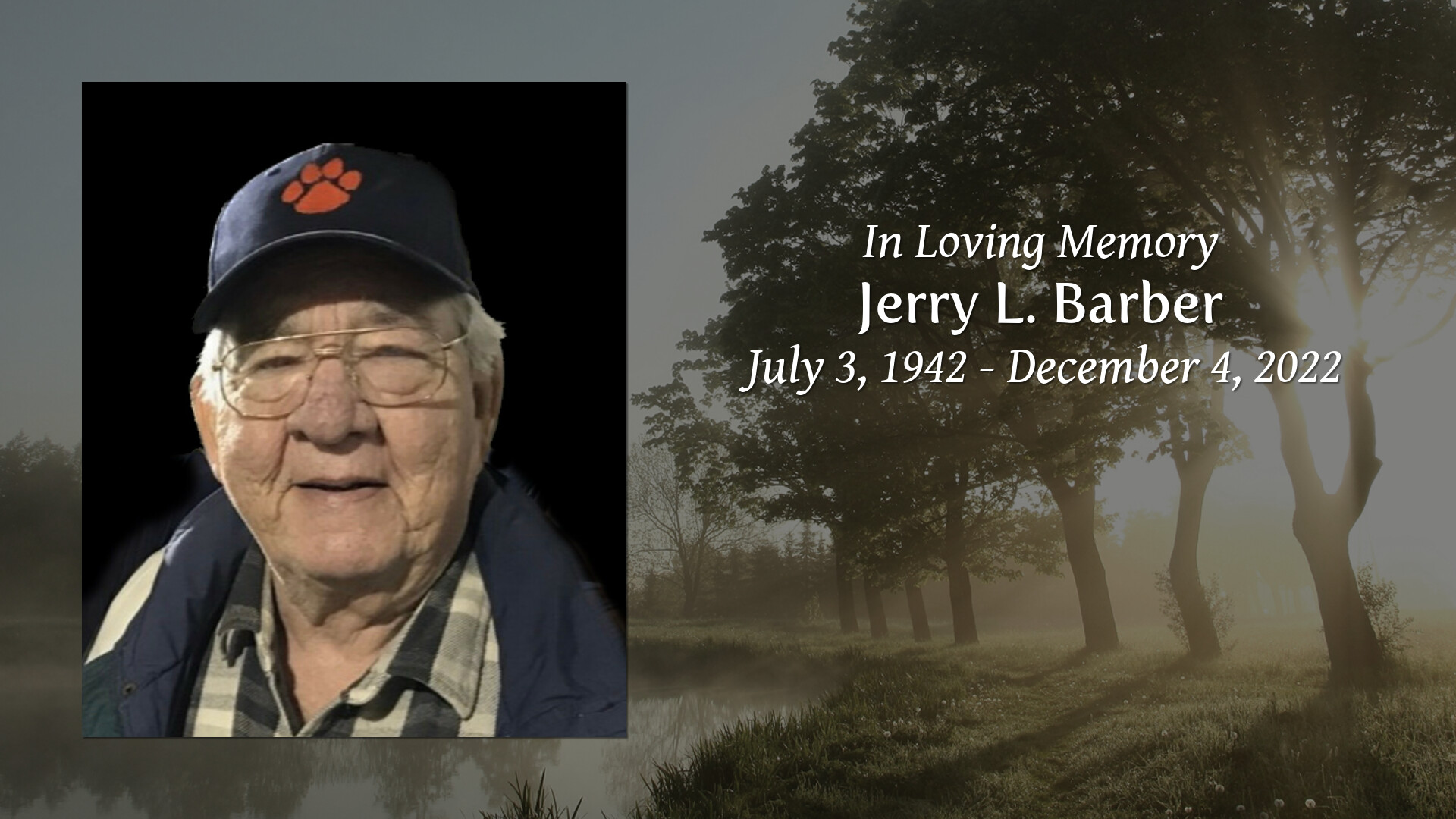 Jerry L. Barber - Tribute Video