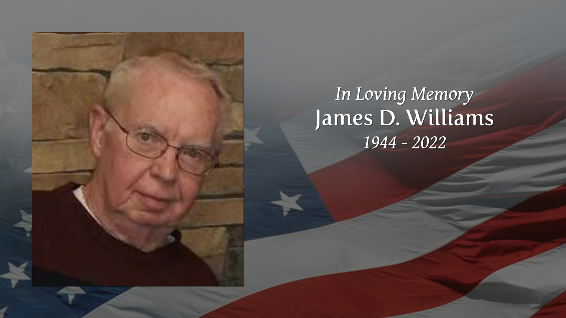James D. Williams - Tribute Video