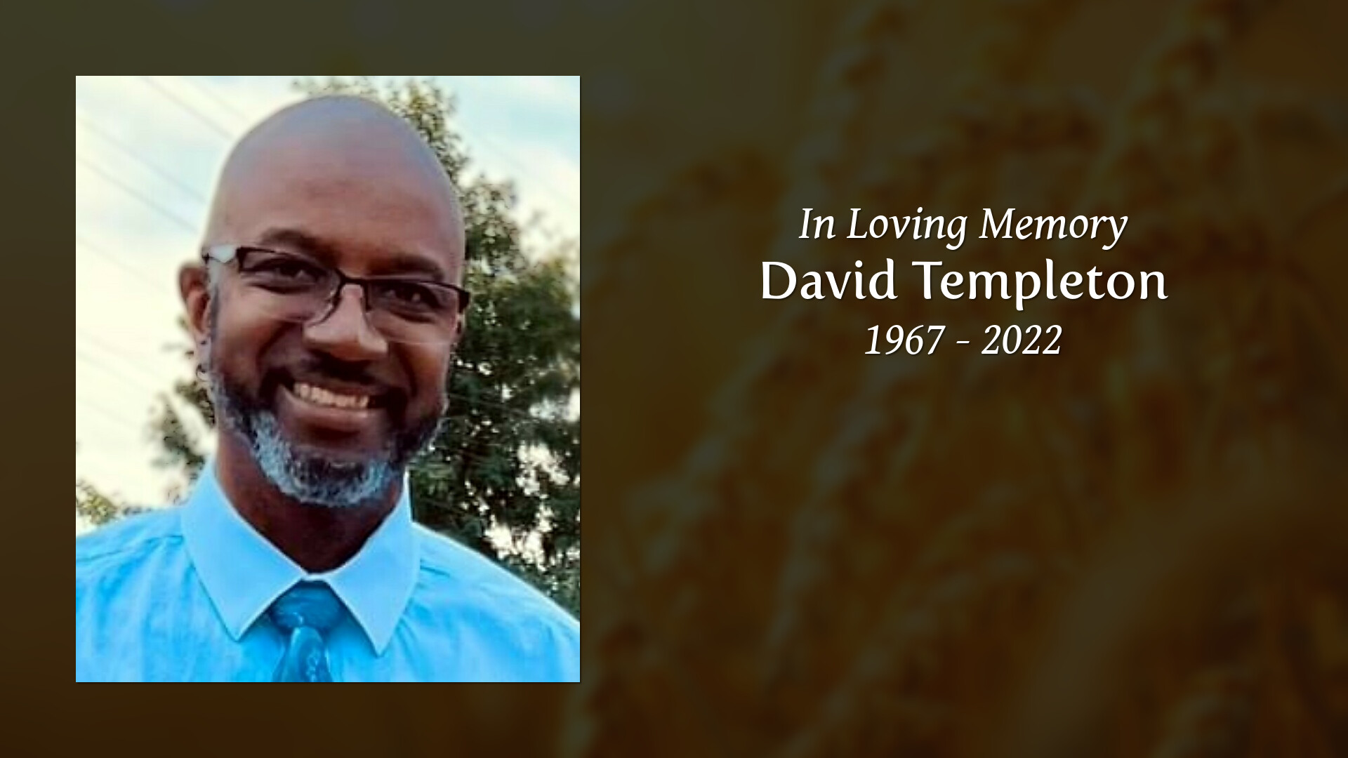 David Templeton - Tribute Video