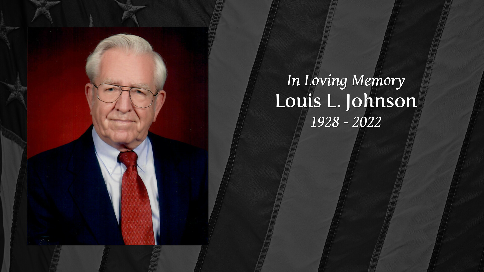 Louis L. Johnson - Tribute Video