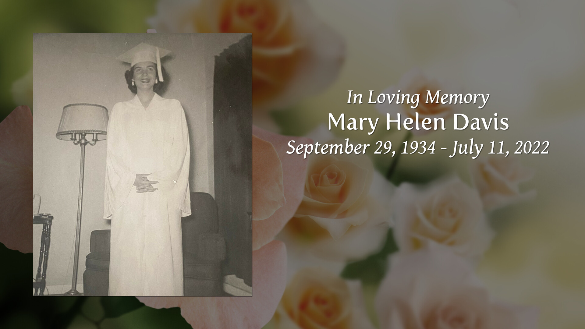 Mary Helen Davis - Tribute Video