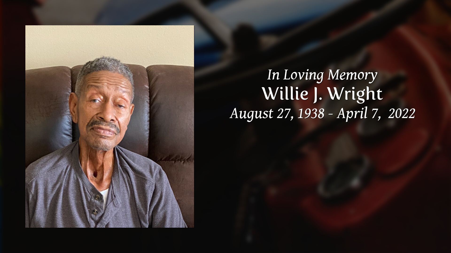 Willie J. Wright - Tribute Video