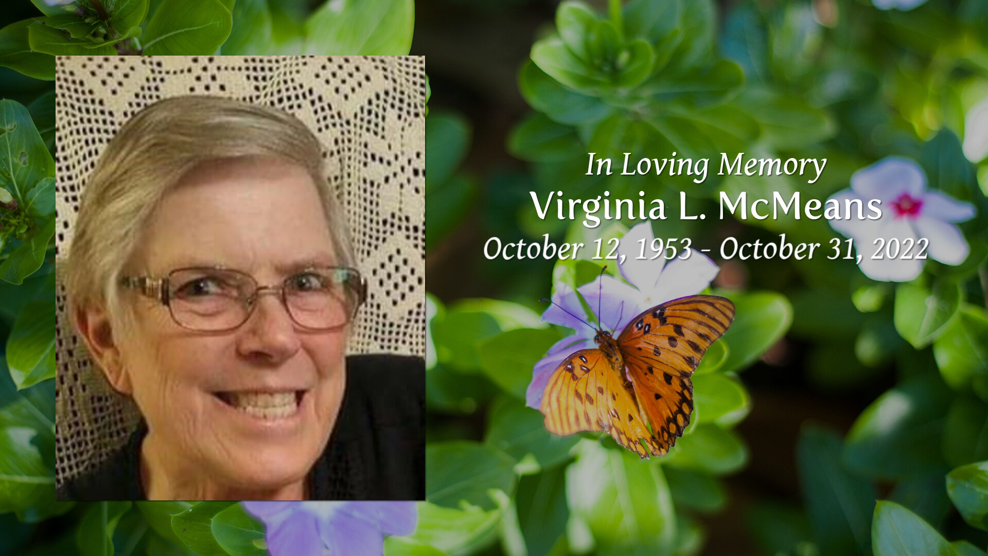 Virginia L. McMeans - Tribute Video