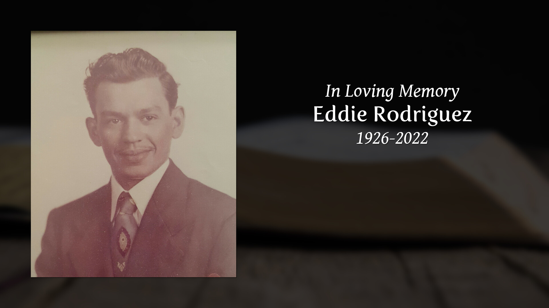 Eddie Rodriguez - Tribute Video