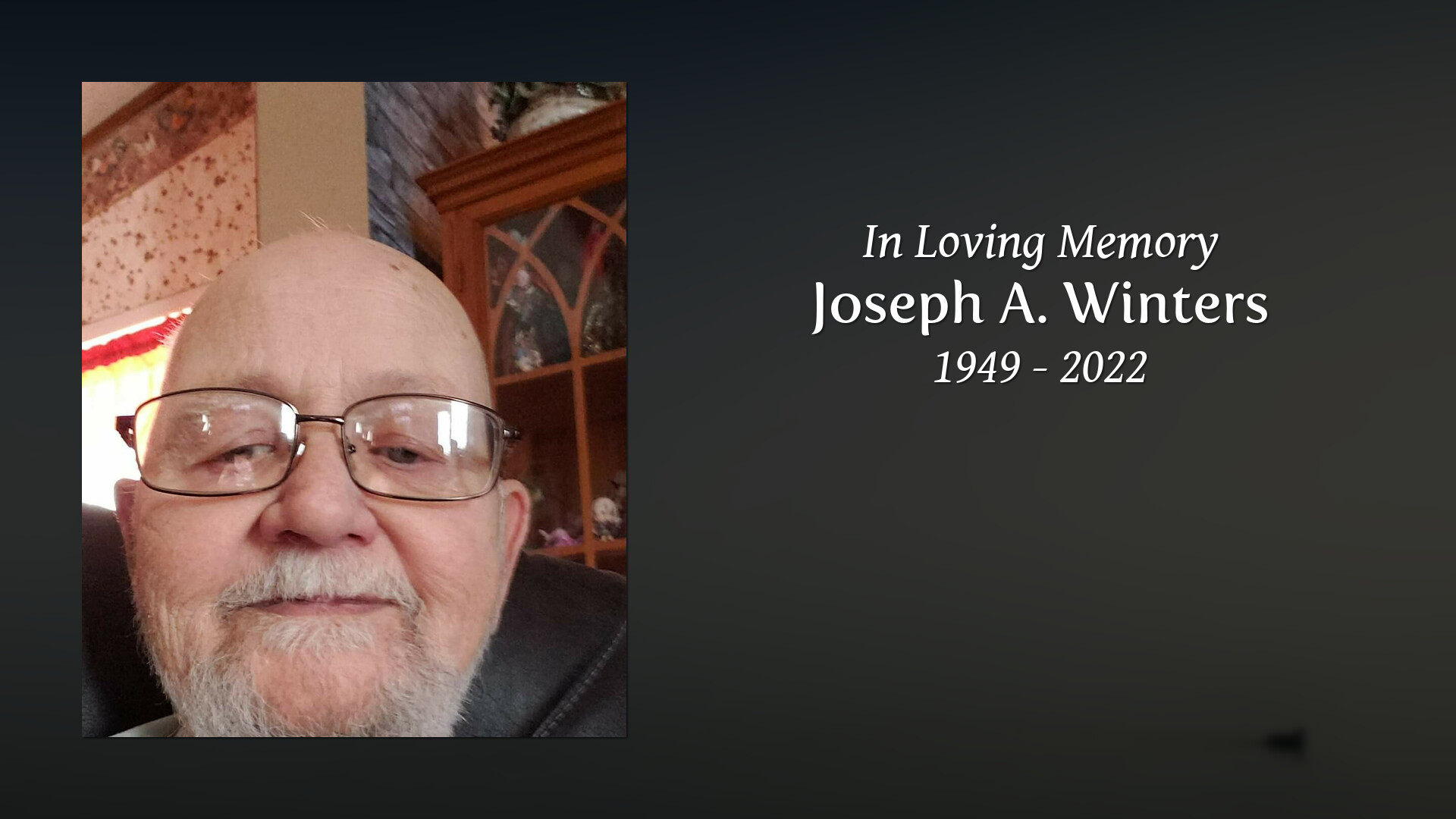 Joseph A. Winters - Tribute Video