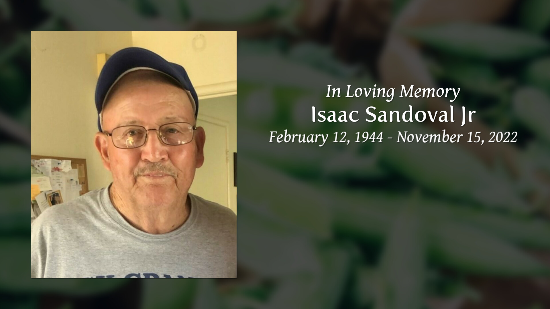 Isaac Sandoval Jr - Tribute Video