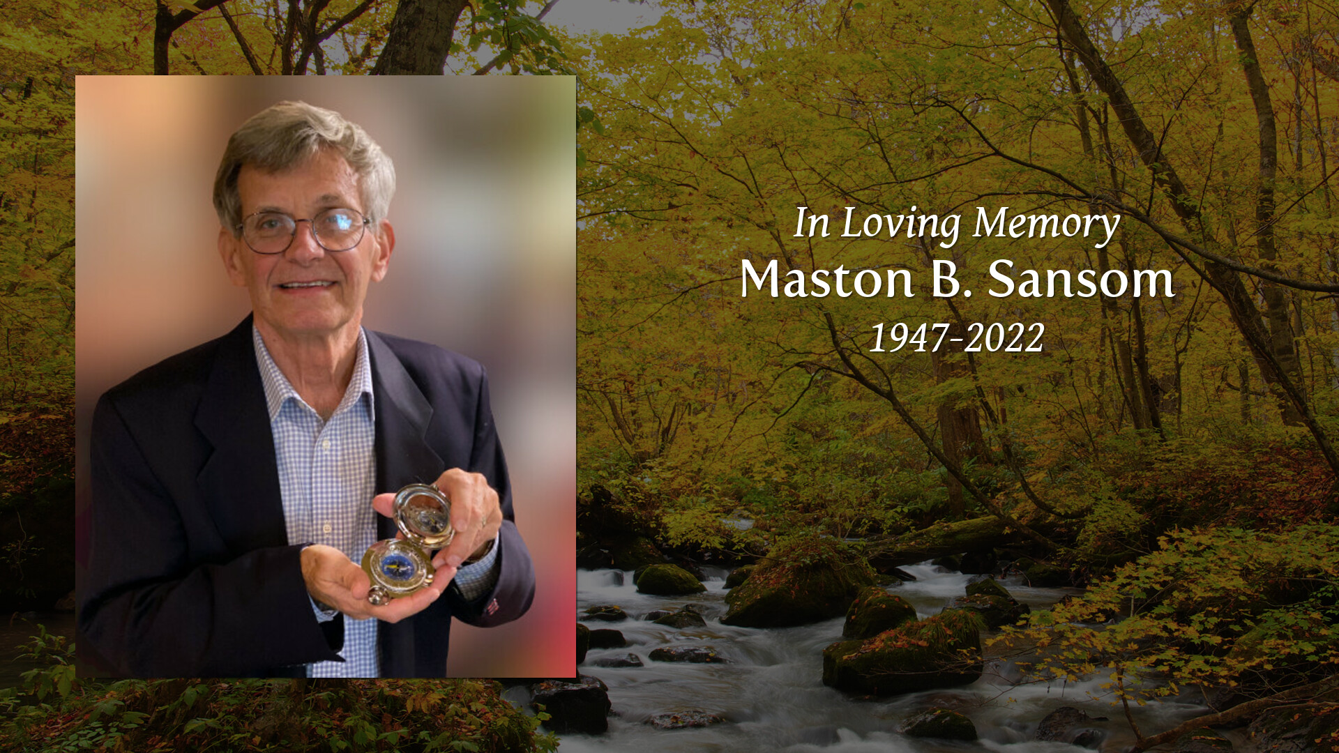Maston B. Sansom - Tribute Video