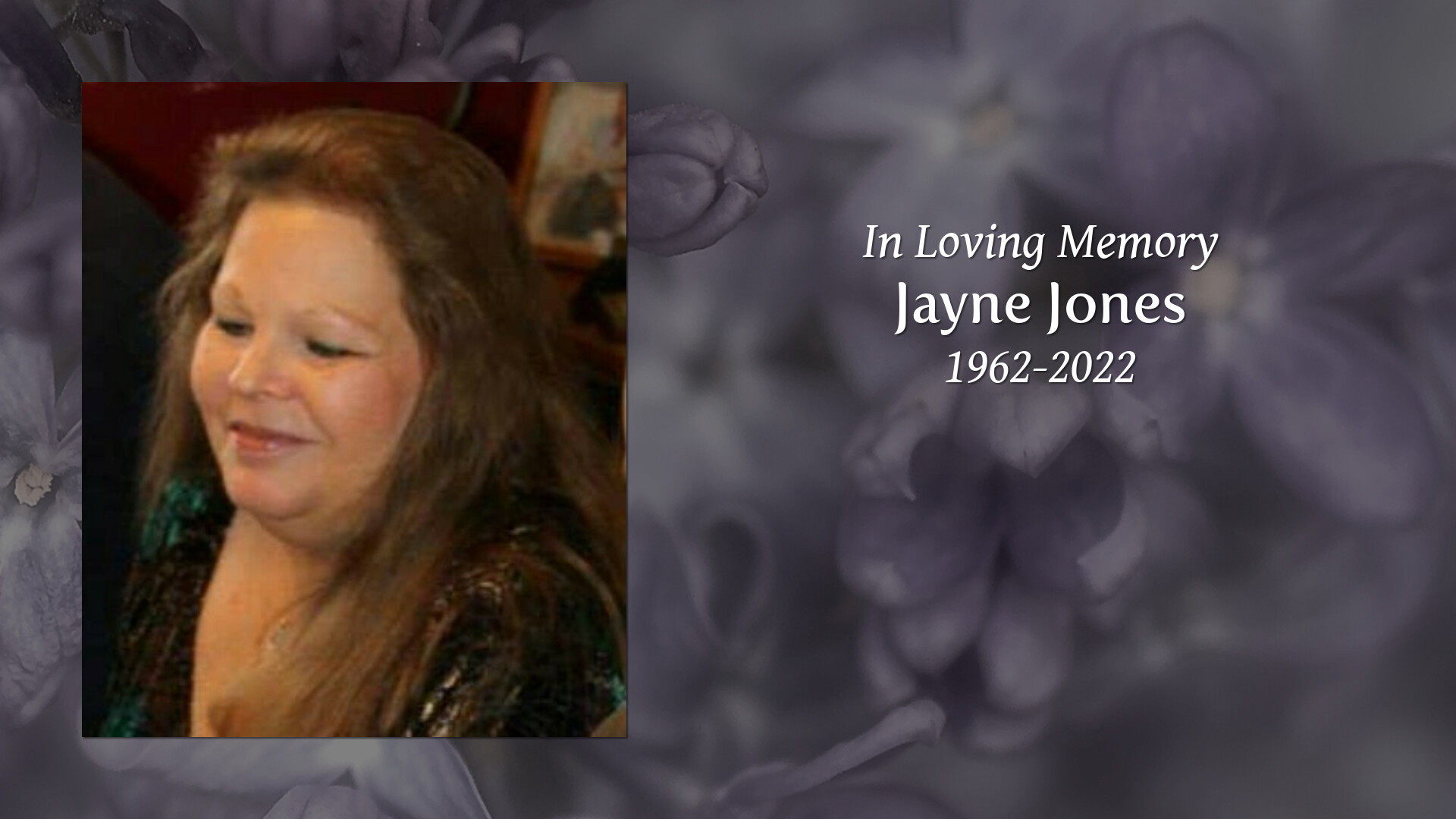 Jayne Jones - Tribute Video