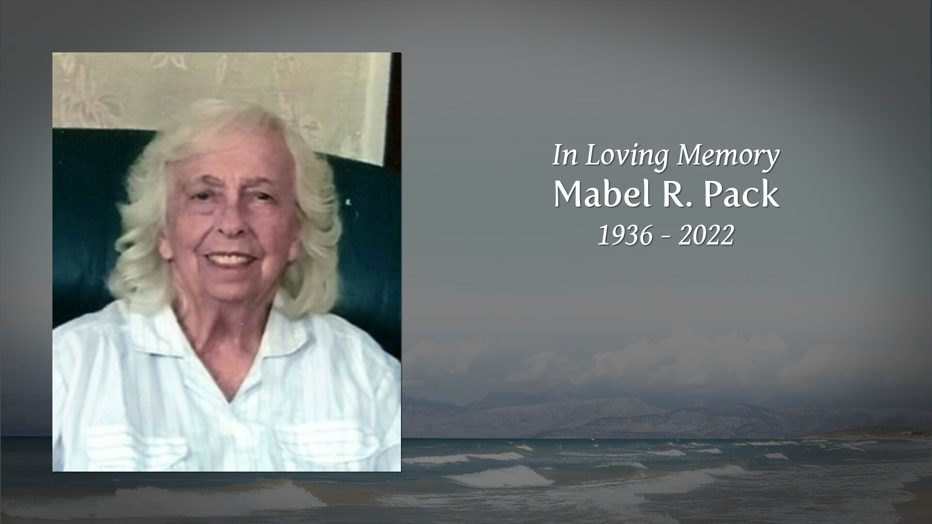 Mabel R. Pack - Tribute Video
