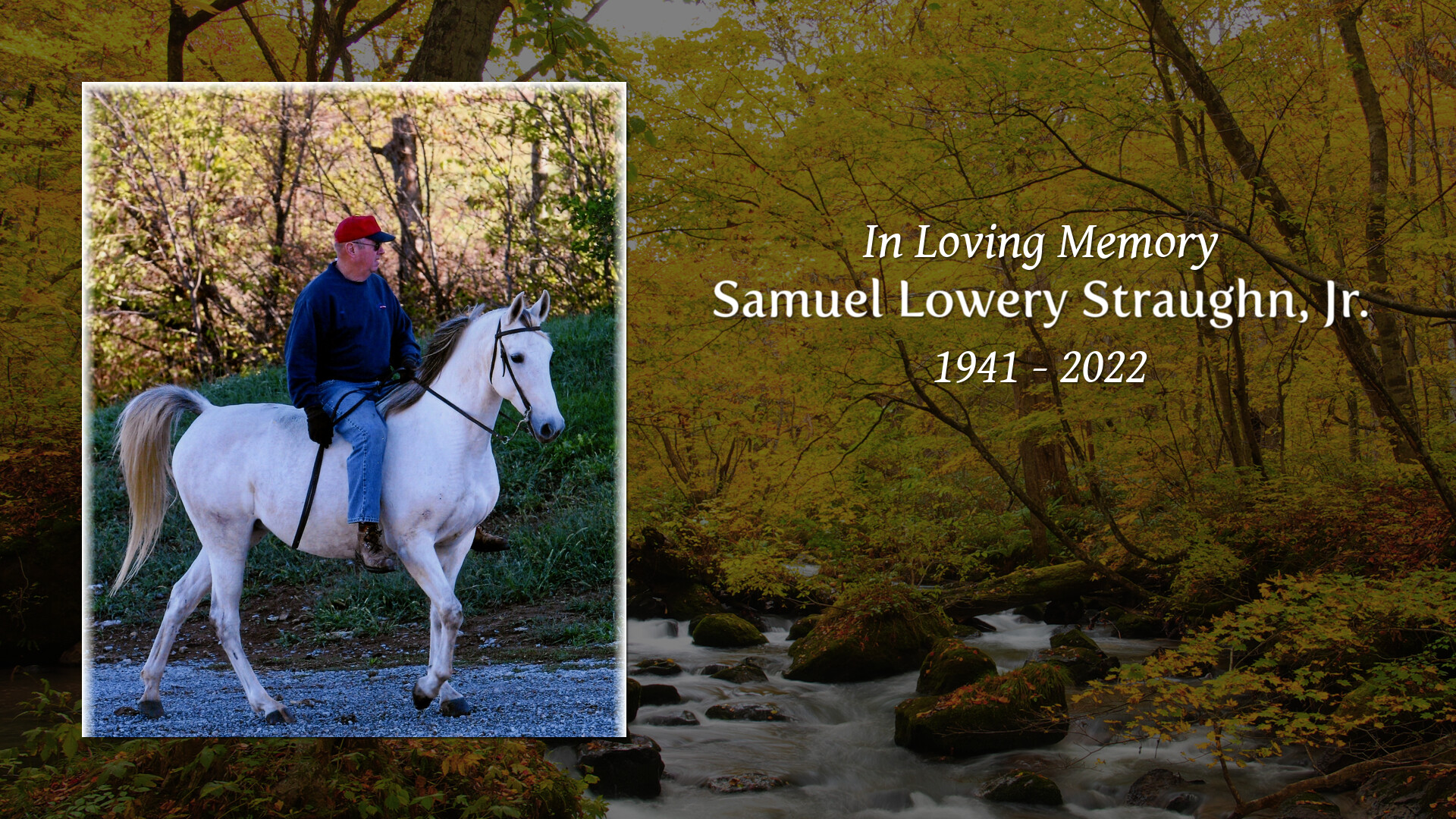 Samuel Lowery Straughn, Jr. - Tribute Video