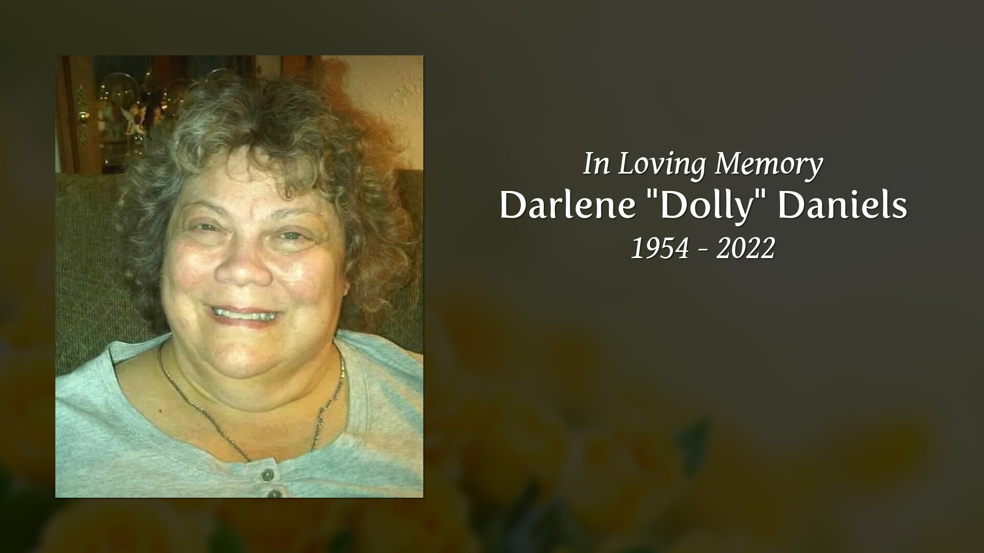 Darlene "Dolly" Daniels - Tribute Video