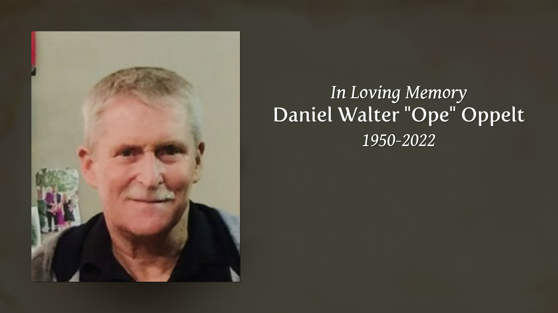 Daniel Walter "Ope" Oppelt - Tribute Video