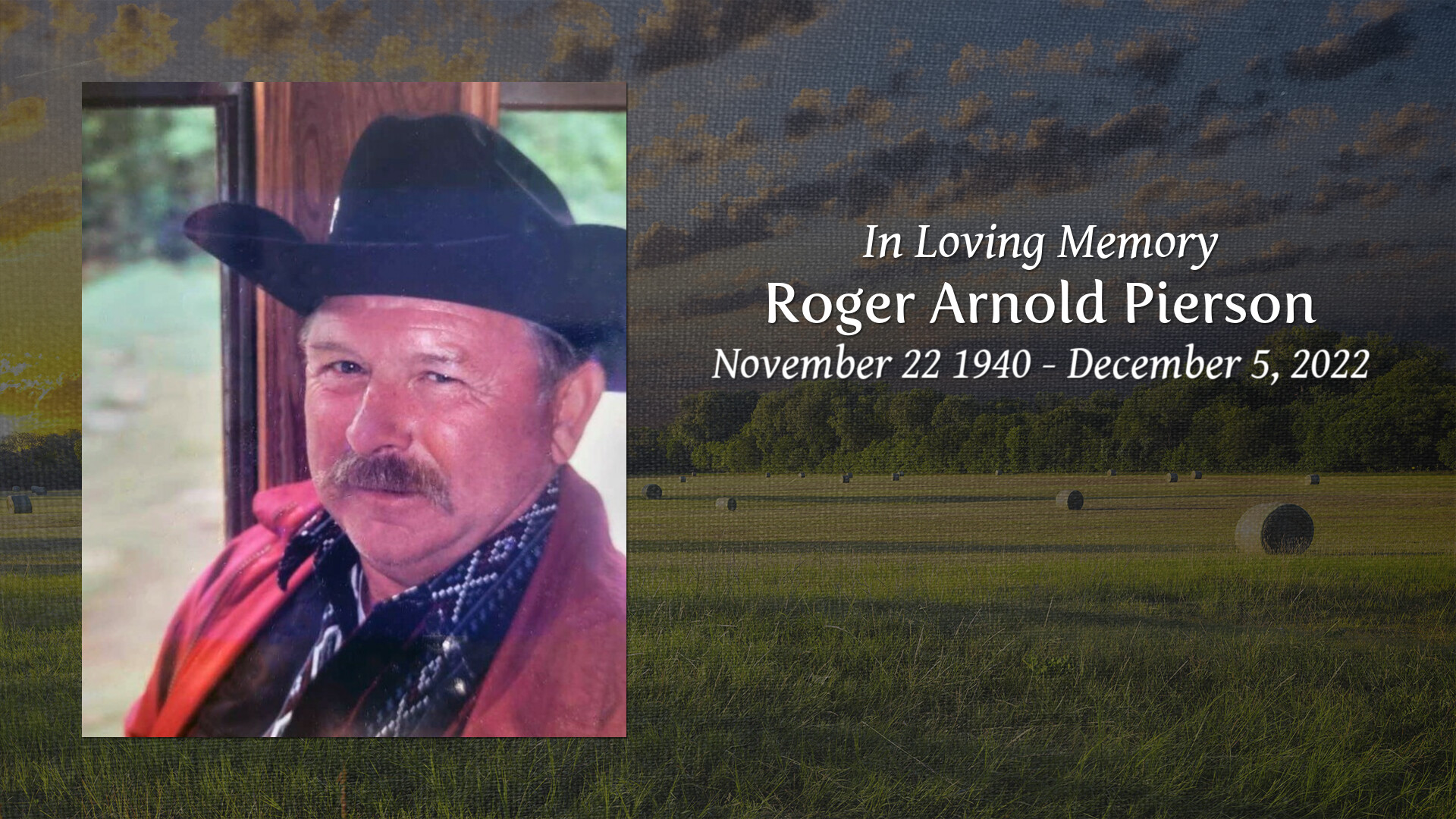 Roger Arnold Pierson - Tribute Video