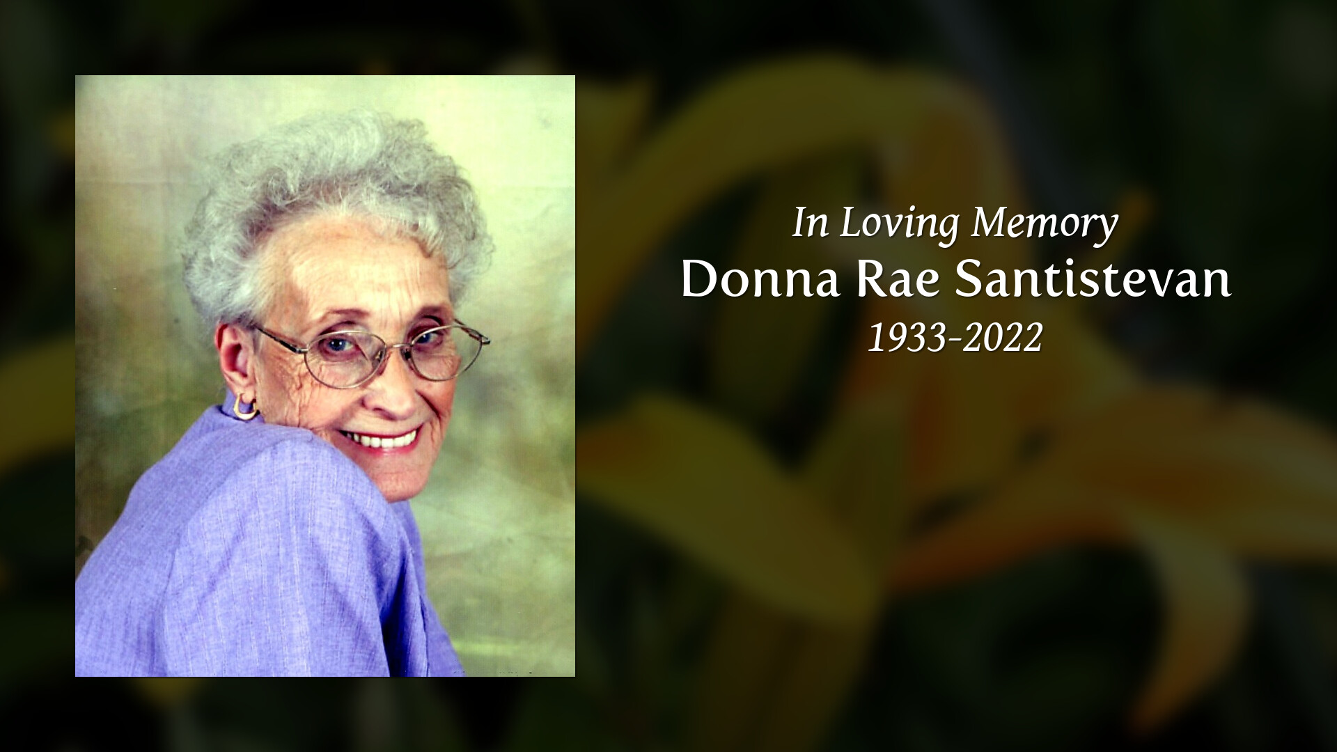 Donna Rae Santistevan - Tribute Video
