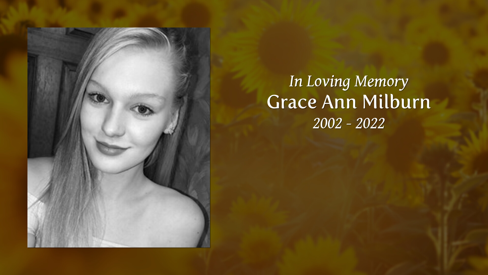 Grace Ann Milburn - Tribute Video