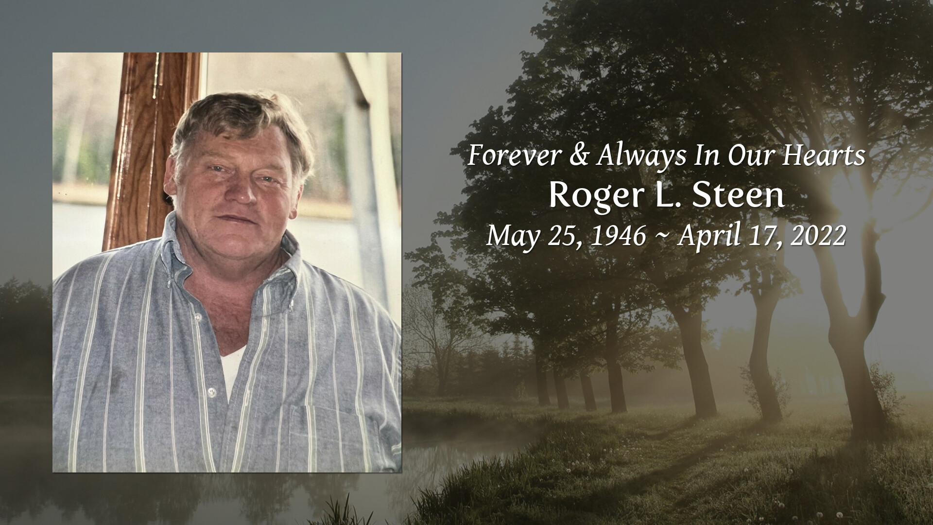 Roger L. Steen - Tribute Video