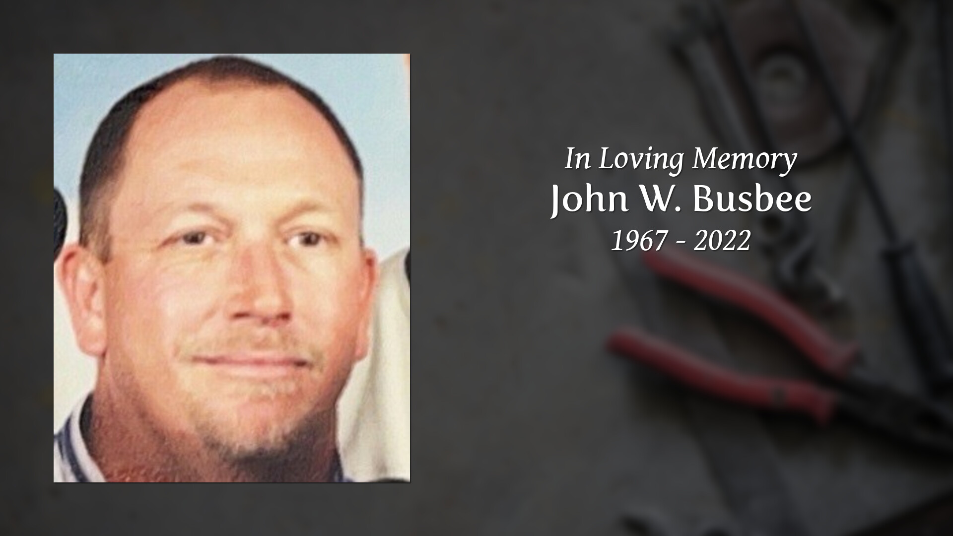 John W. Busbee - Tribute Video