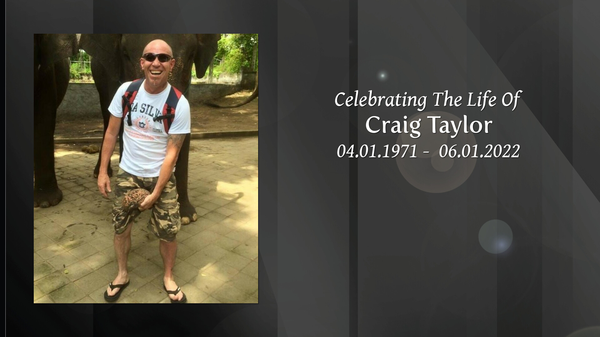 Craig Taylor - Tribute Video