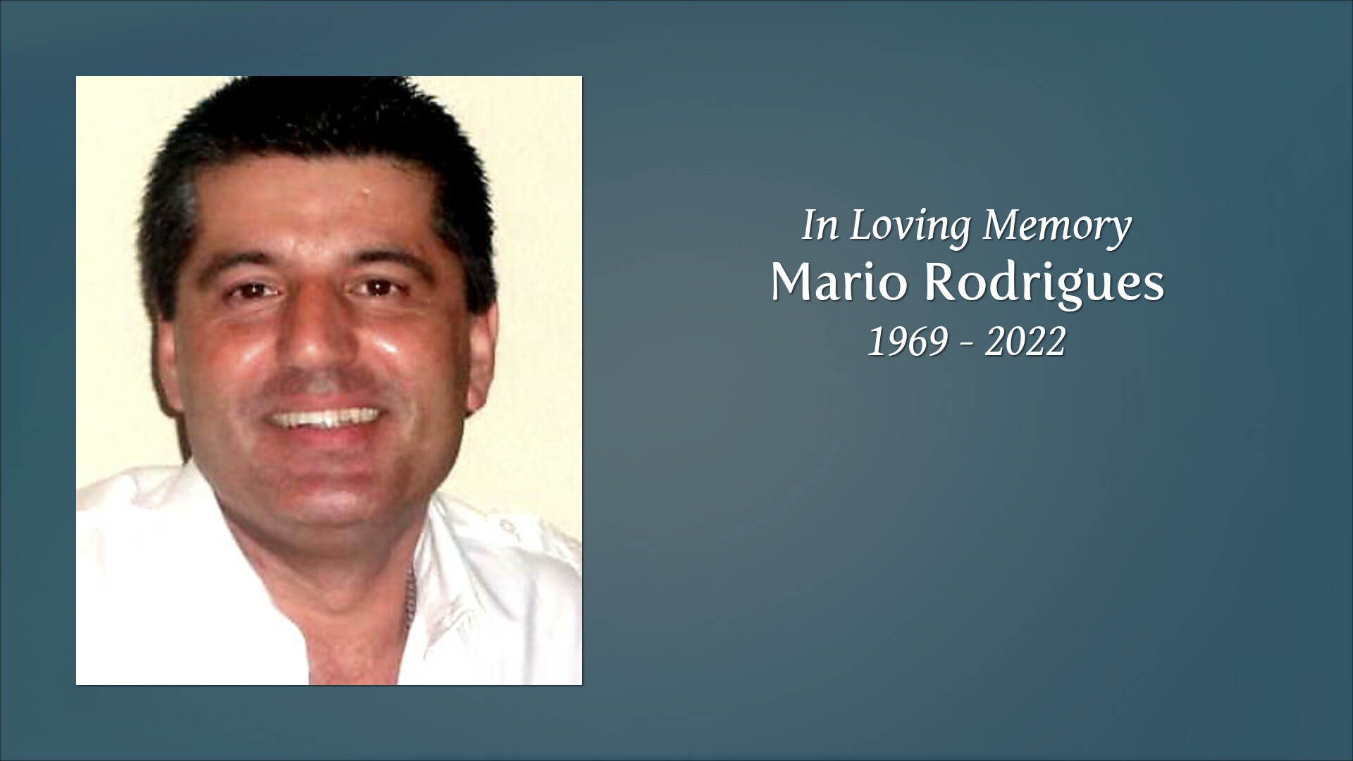 Mario Rodrigues - Tribute Video