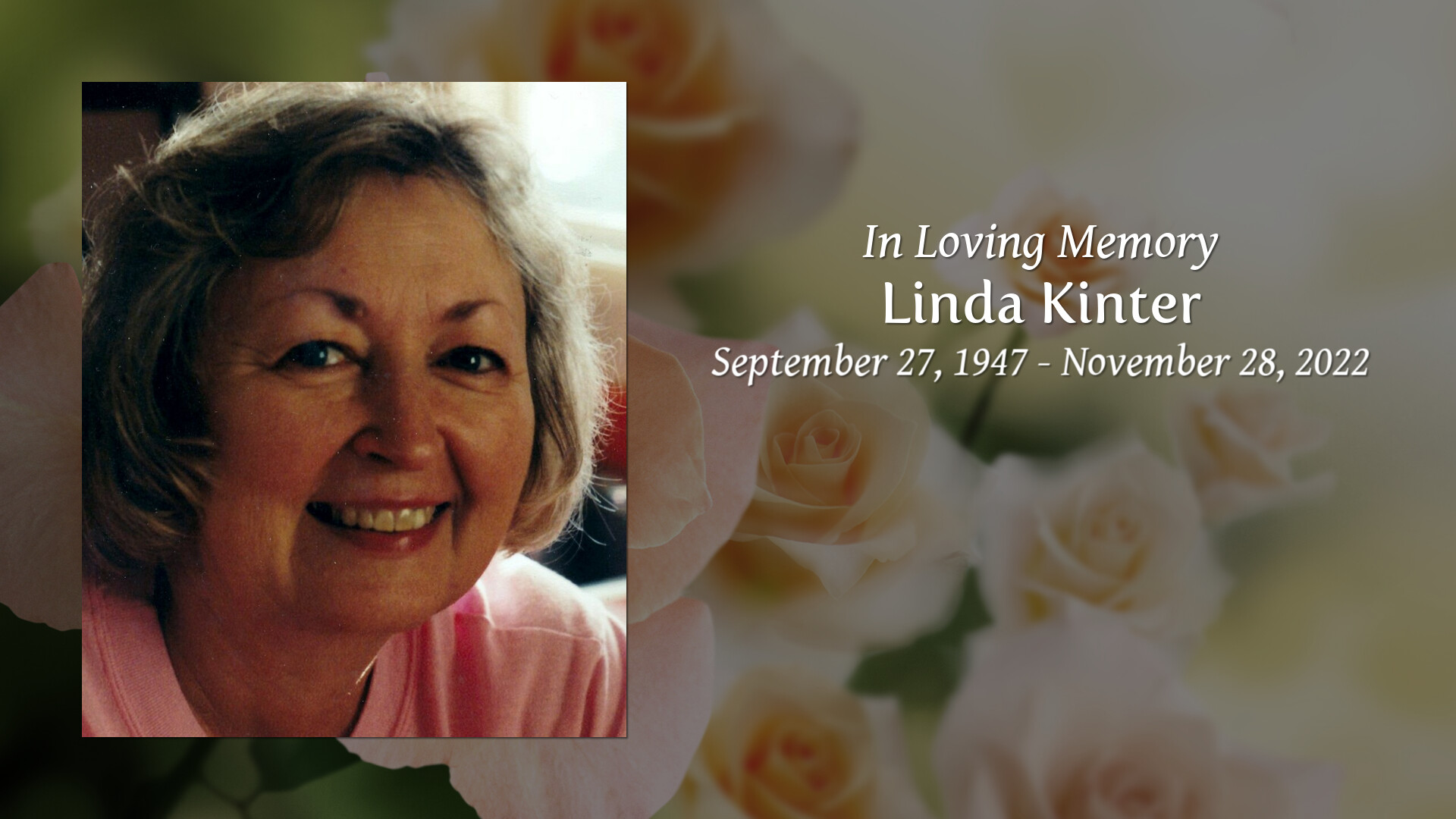 Linda Kinter - Tribute Video