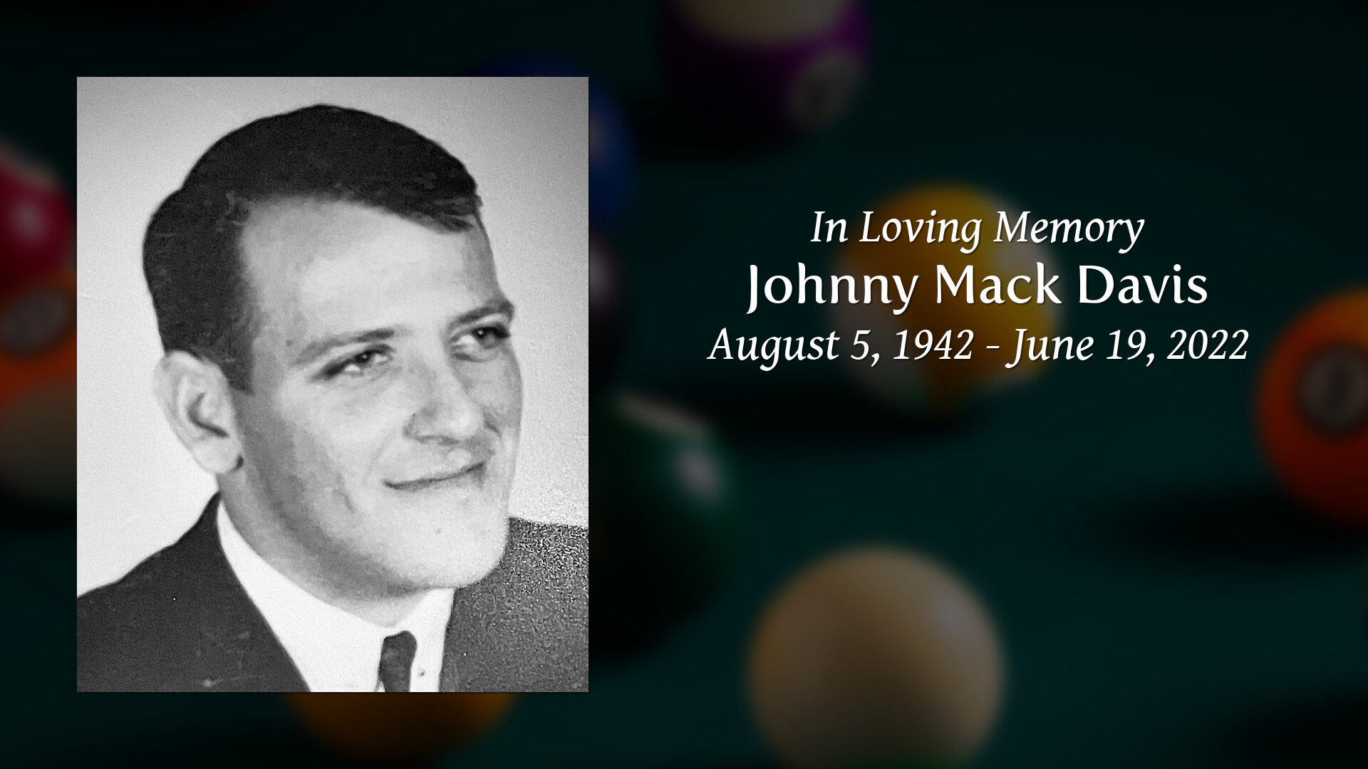 Johnny Mack Davis - Tribute Video