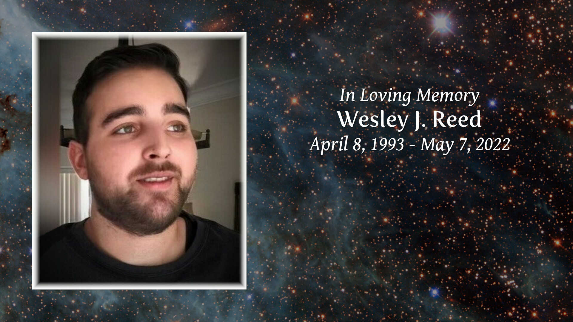 Wesley J Reed Tribute Video