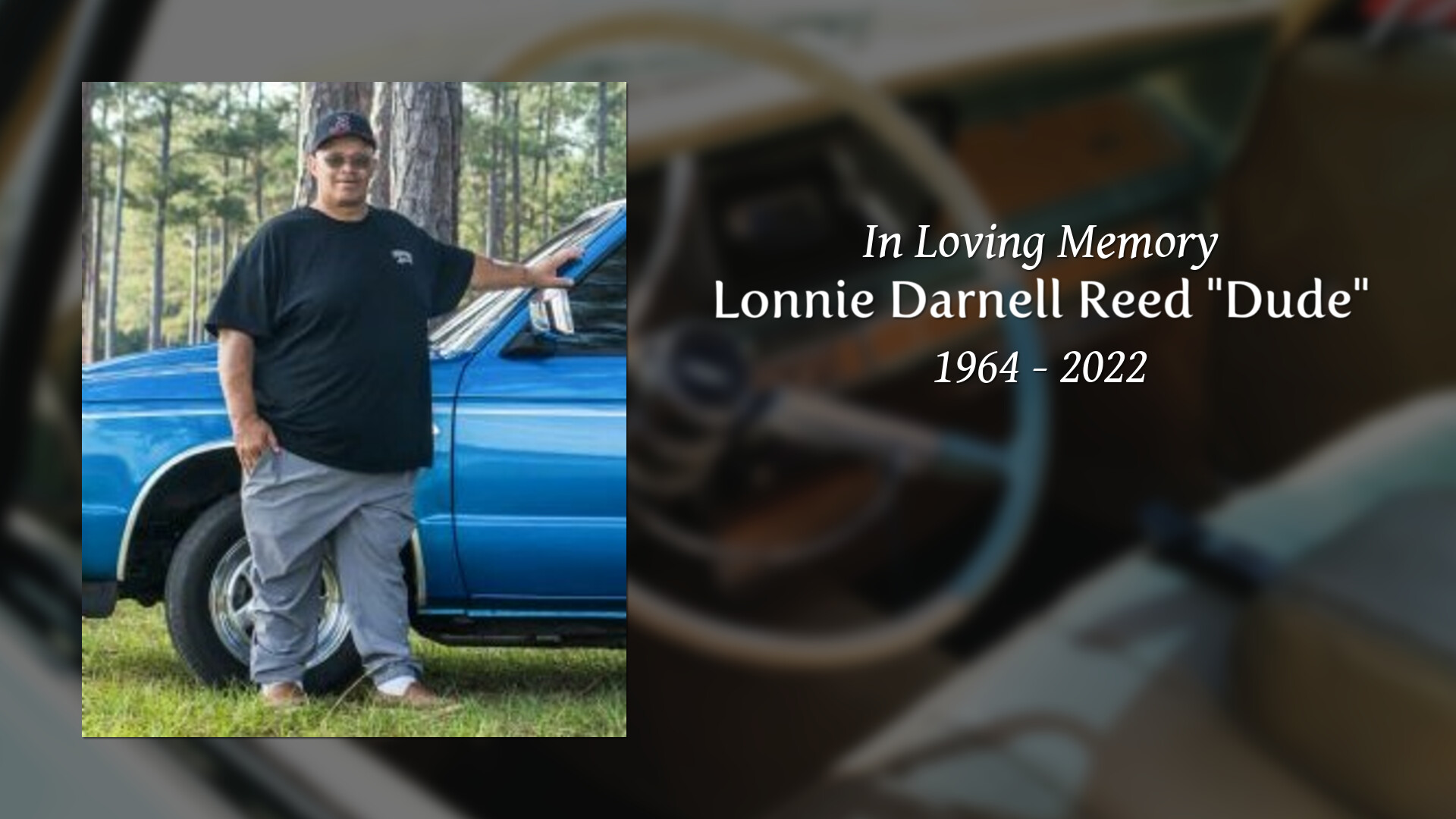 Lonnie Darnell Reed "Dude" - Tribute Video