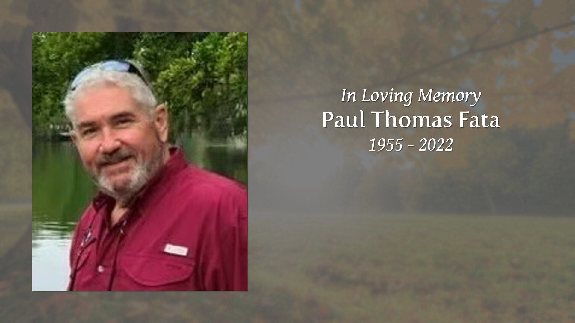Paul Thomas Fata - Tribute Video