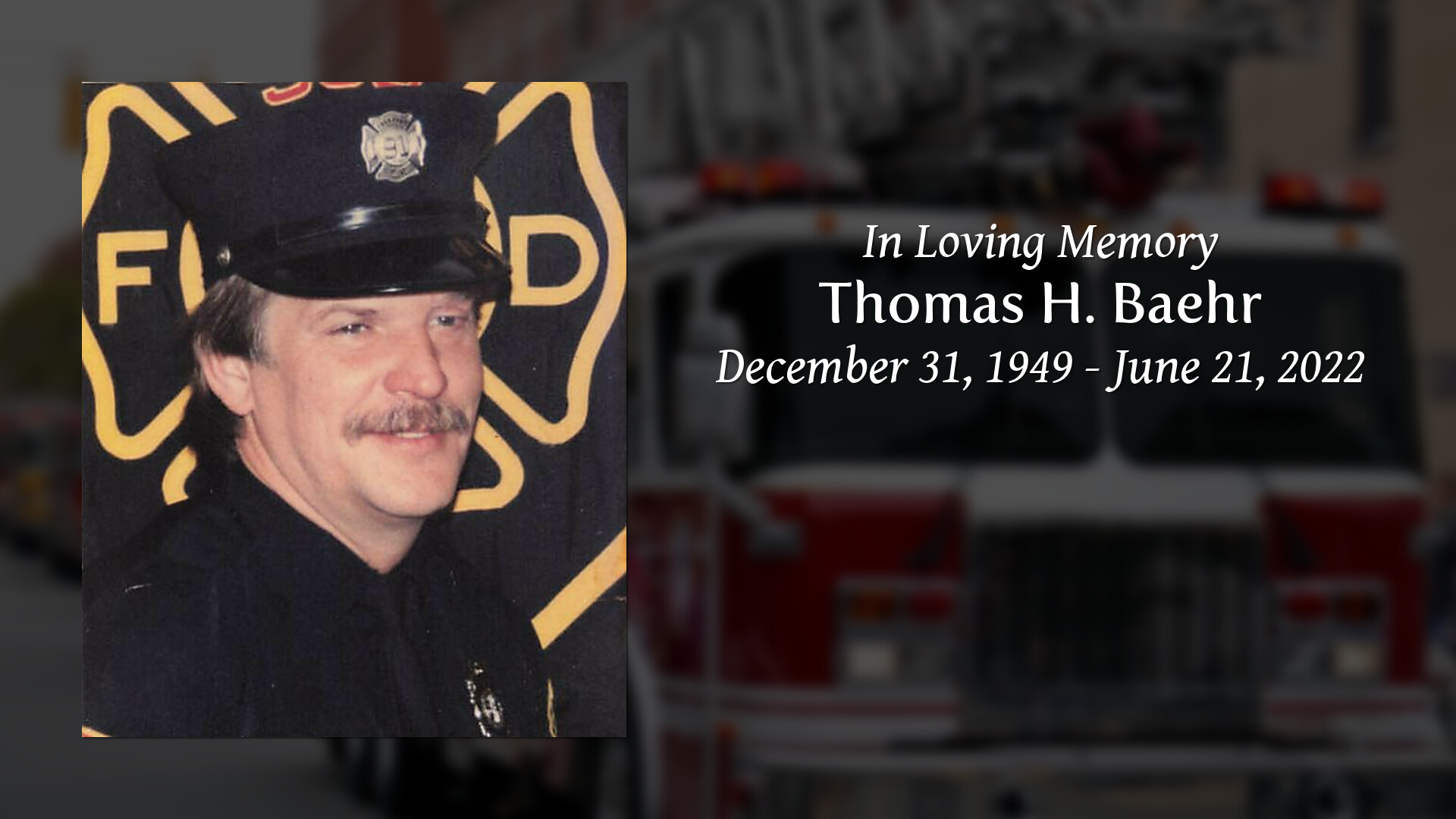 Thomas H. Baehr - Tribute Video