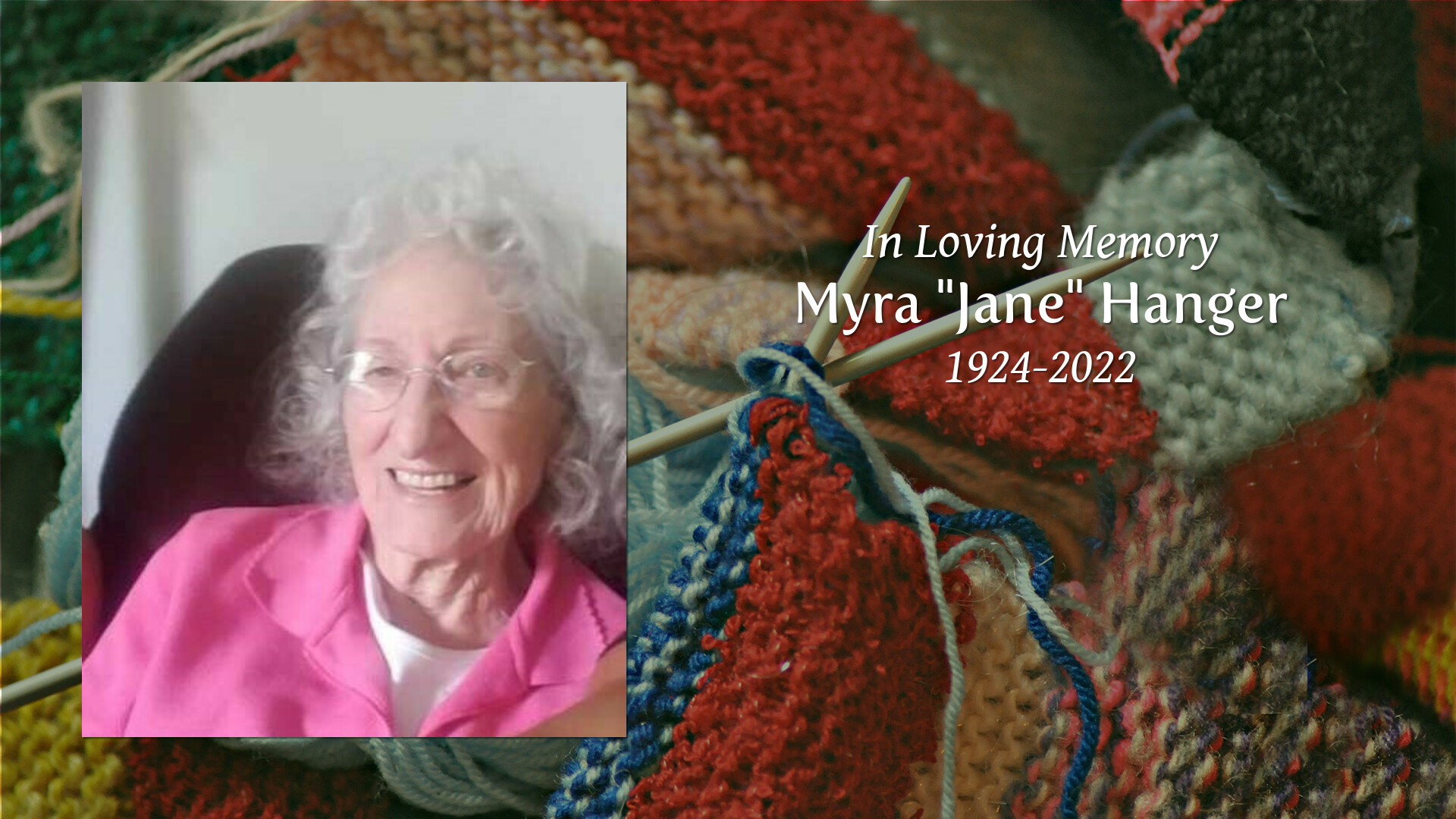 Myra "Jane" Hanger - Tribute Video