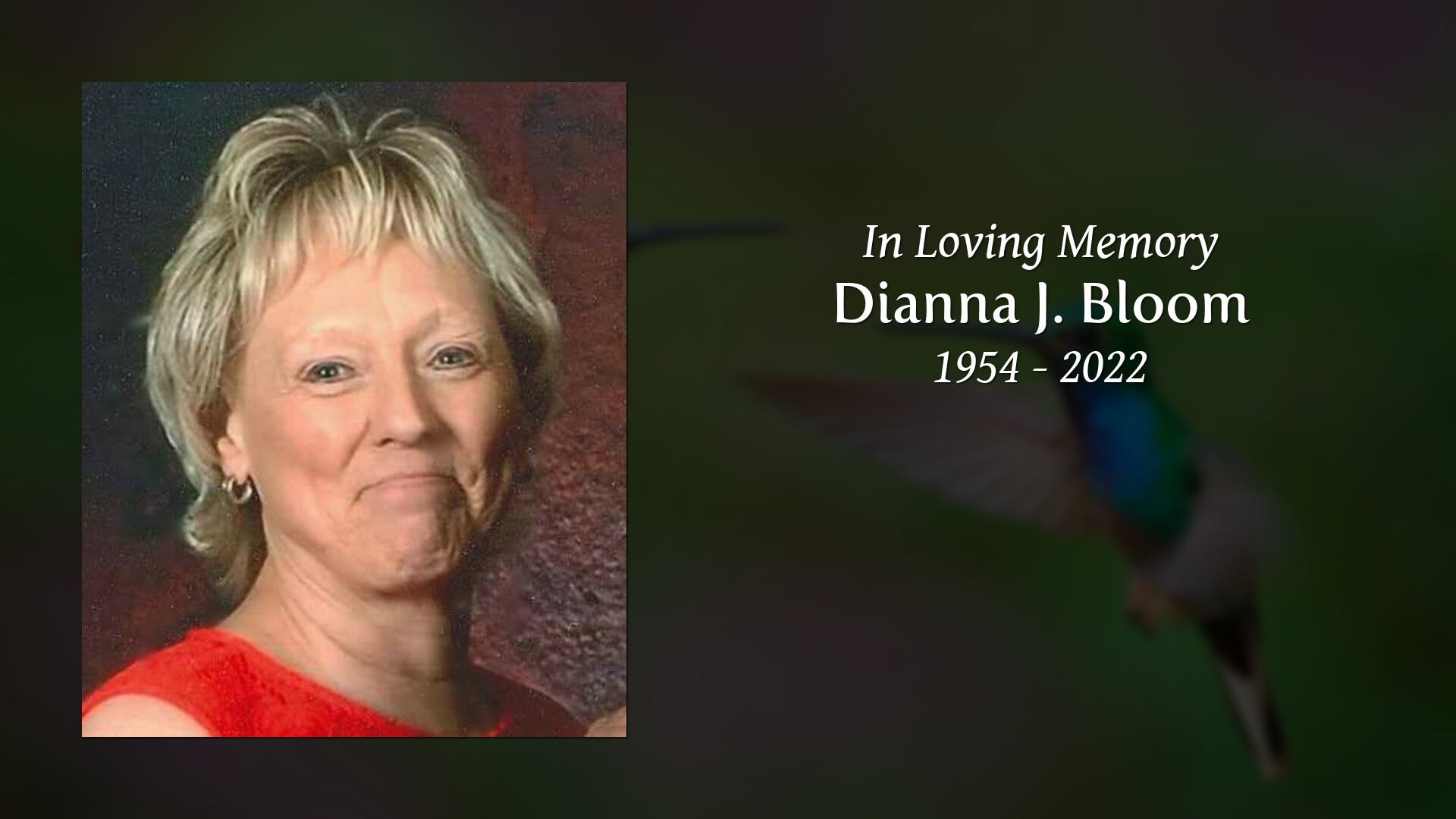 Dianna J. Bloom - Tribute Video
