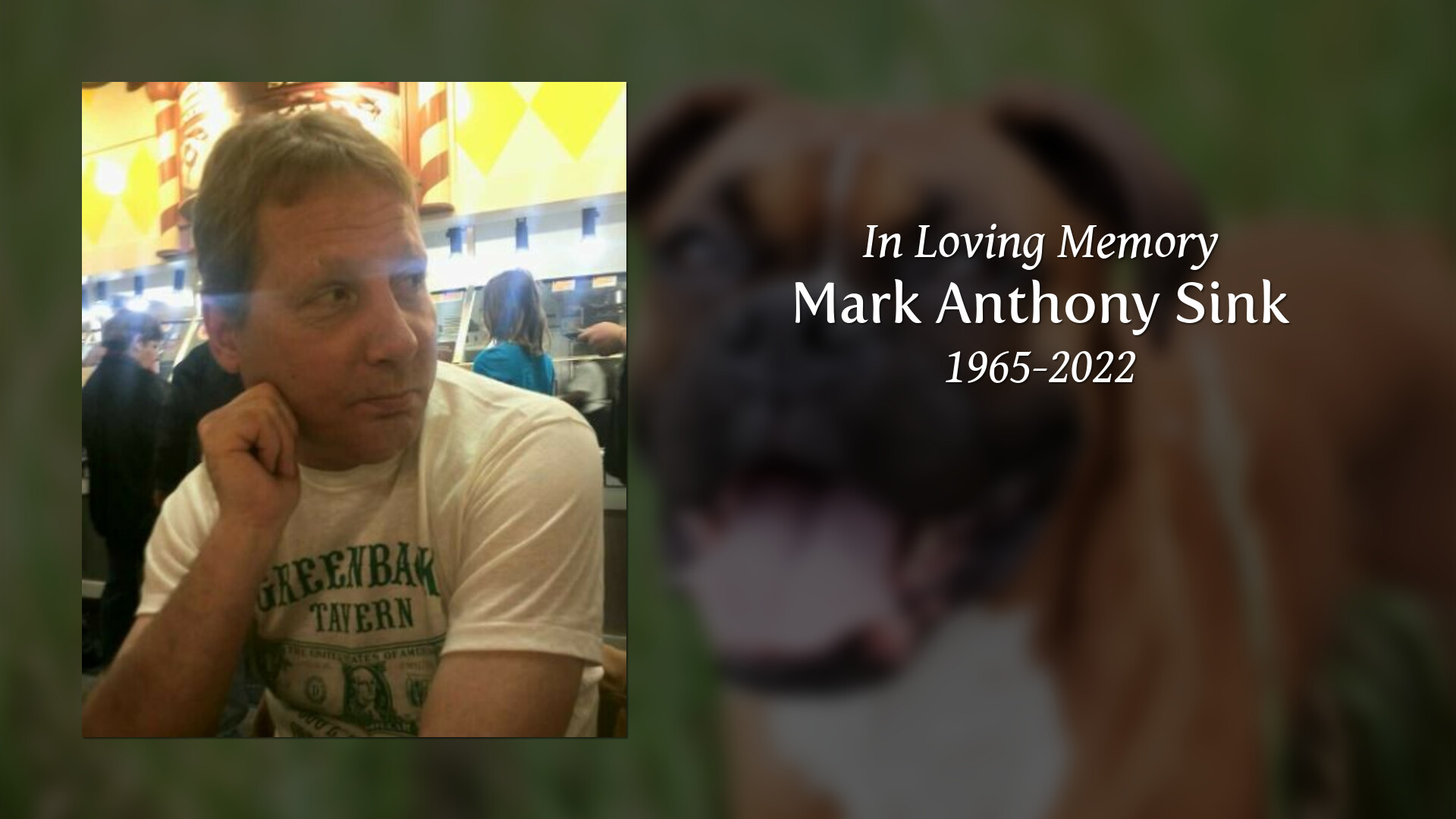 Mark Anthony Sink - Tribute Video