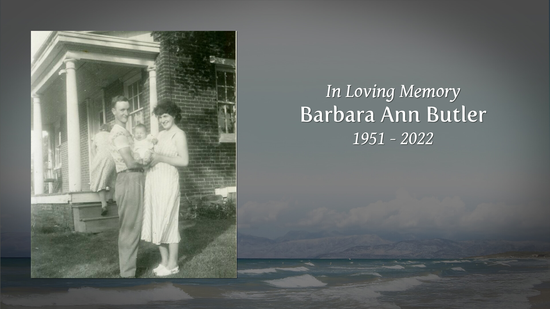 Barbara Ann Butler - Tribute Video