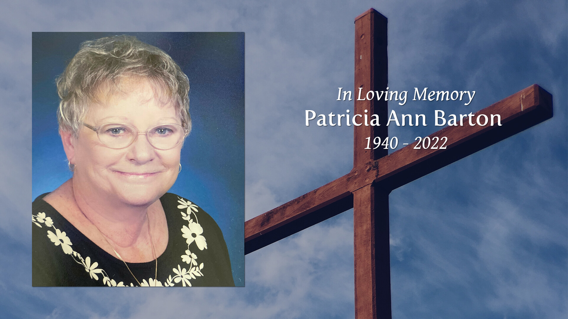 Patricia Ann Barton - Tribute Video