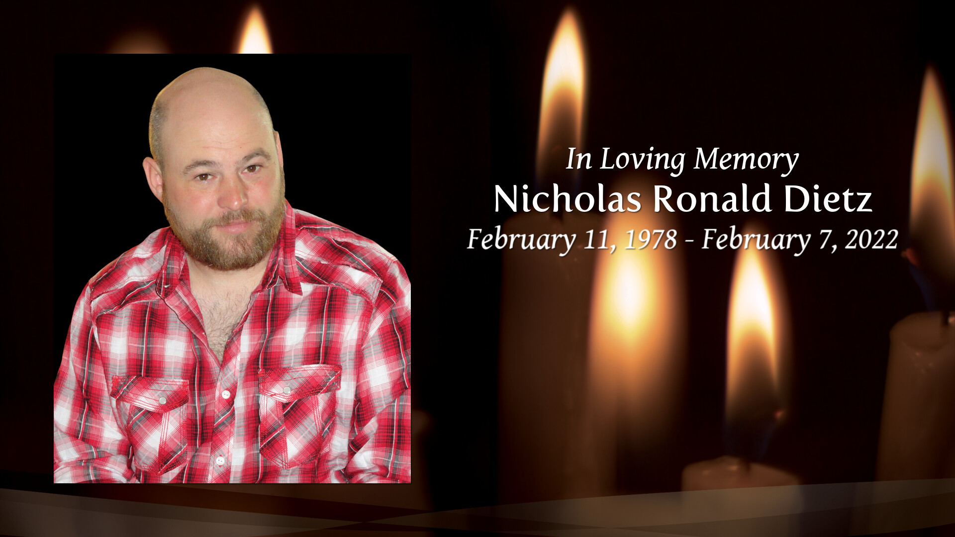 Nicholas Ronald Dietz - Tribute Video