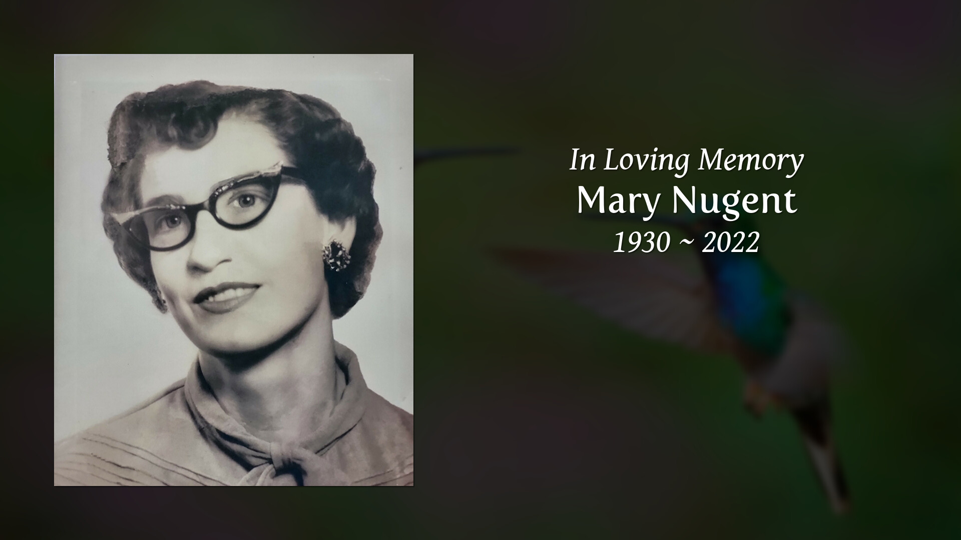 Mary Nugent - Tribute Video