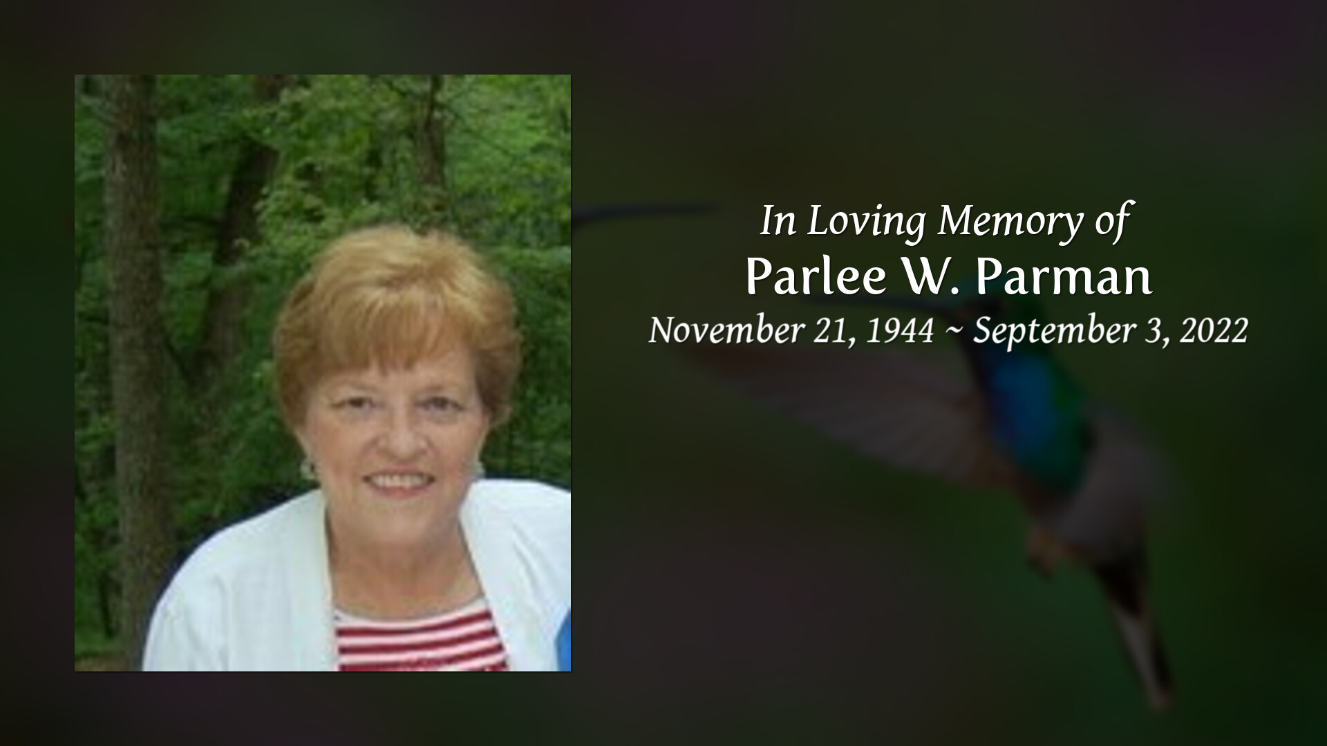 Parlee W. Parman - Tribute Video