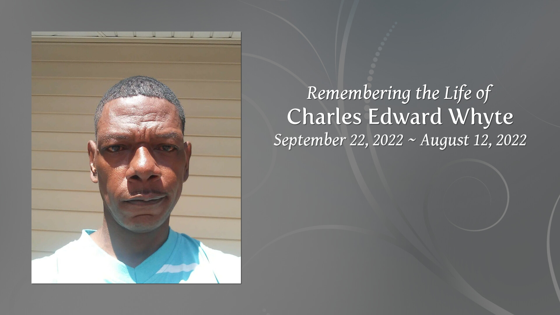 Charles Edward Whyte - Tribute Video