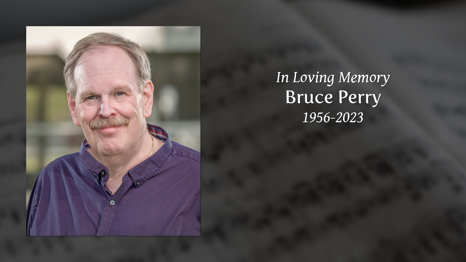 Bruce Perry - Tribute Video