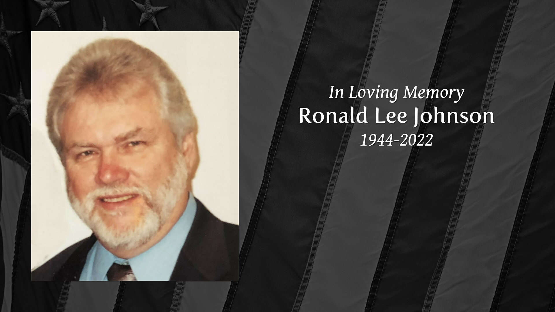 Ronald Lee Johnson - Tribute Video